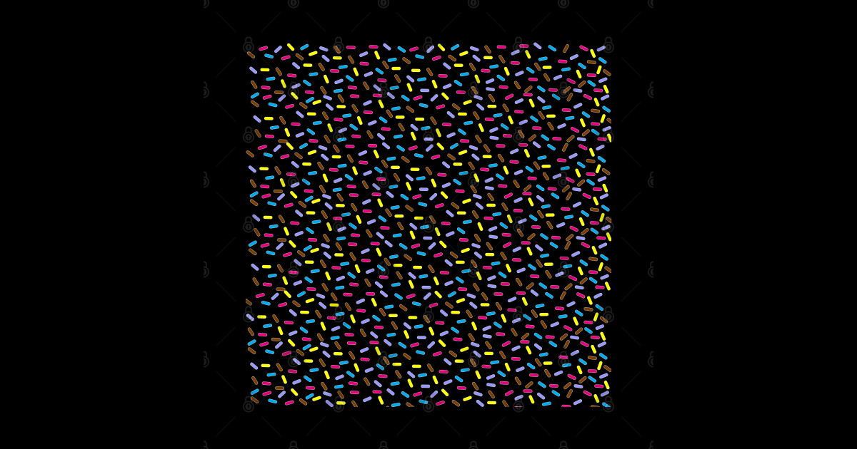 Colorful Sprinkles - Sprinkles Your Donuts - Sticker | TeePublic