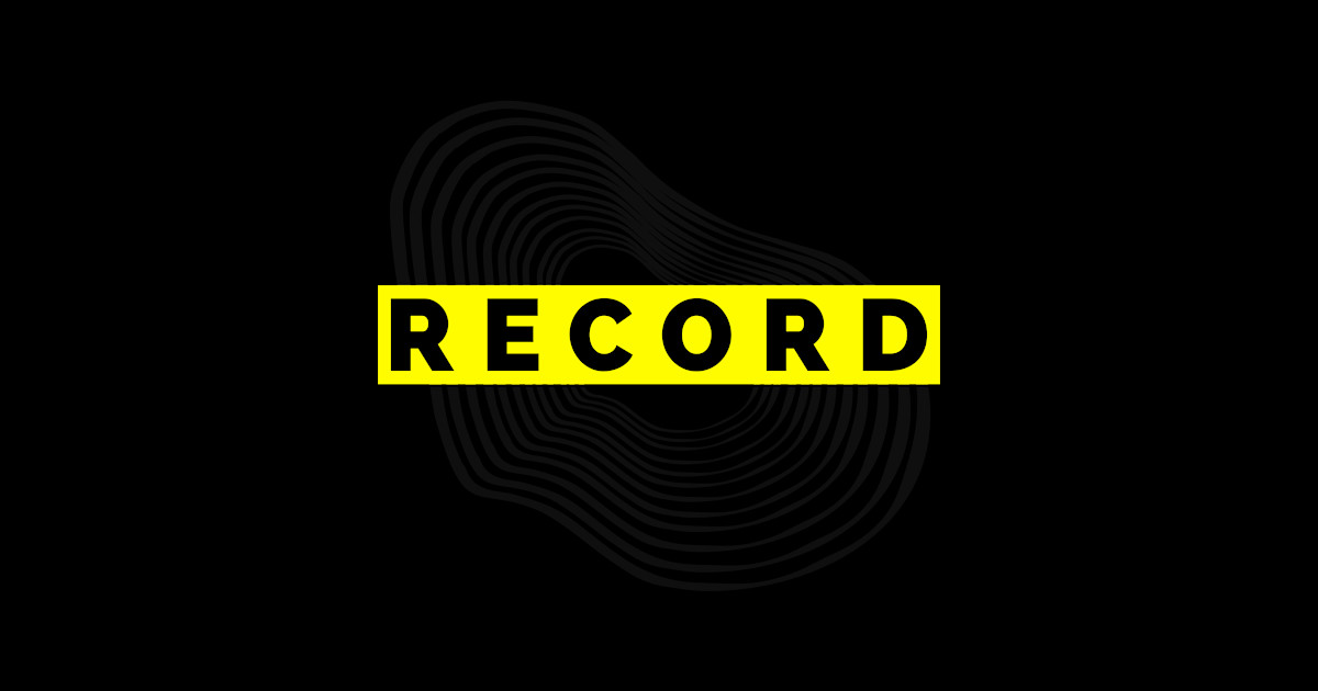 Record - Record - Sticker | TeePublic