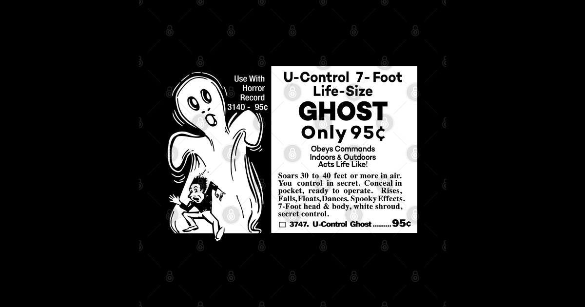 Life Size Ghost Comic Book Ad - Life Size Ghost - Sticker | TeePublic