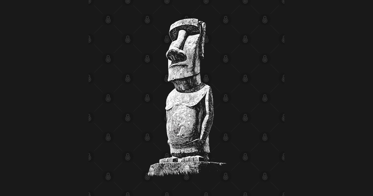Moai Easter Island Statue - Moai - T-Shirt | TeePublic
