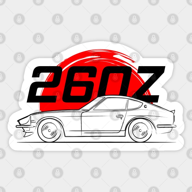 Fairlady 260Z JDM Legend - 260z - Sticker | TeePublic