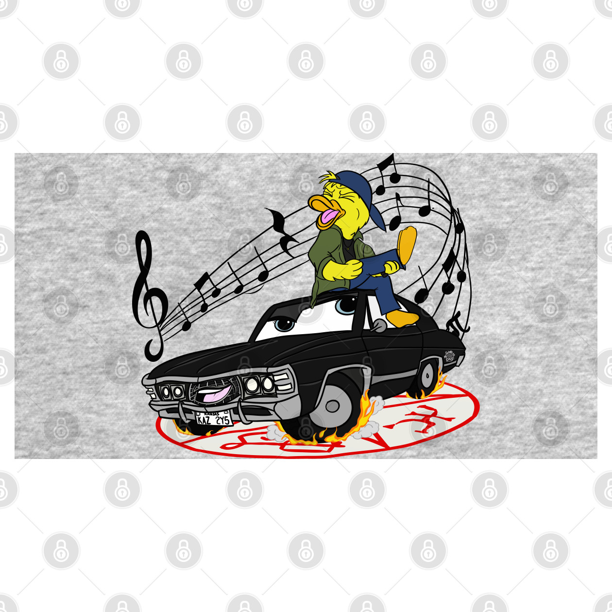 Quackles Eye of the Tiger - Supernatural - T-Shirt | TeePublic