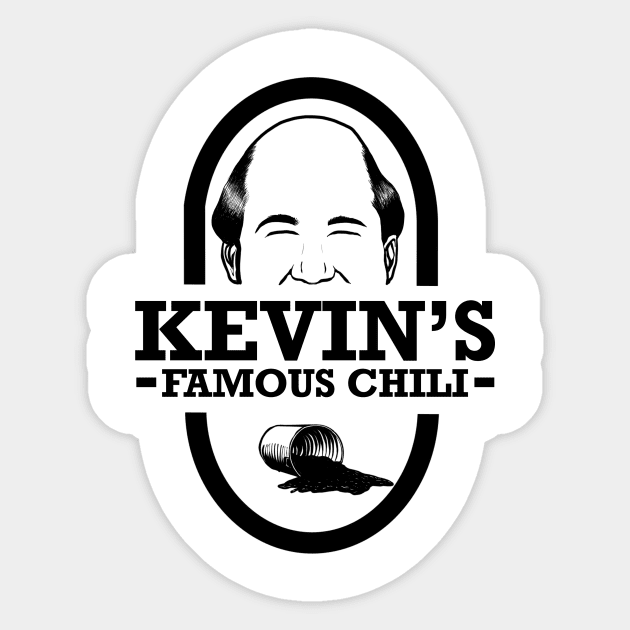 Kevin’s Famous Chili - The Office - Sticker | TeePublic