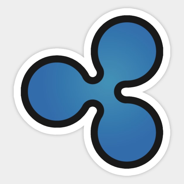 Ripple (XRP) Coin - Ripple - Sticker | TeePublic