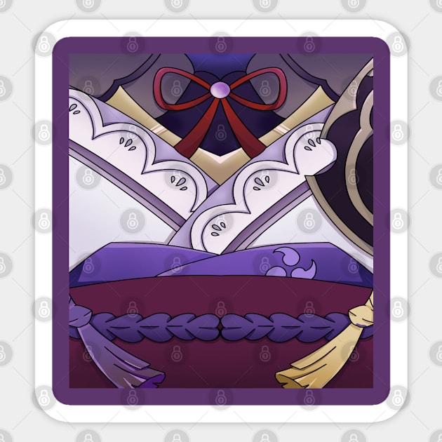 Raiden Genshin Impact - Genshin Impact Character - Sticker | TeePublic