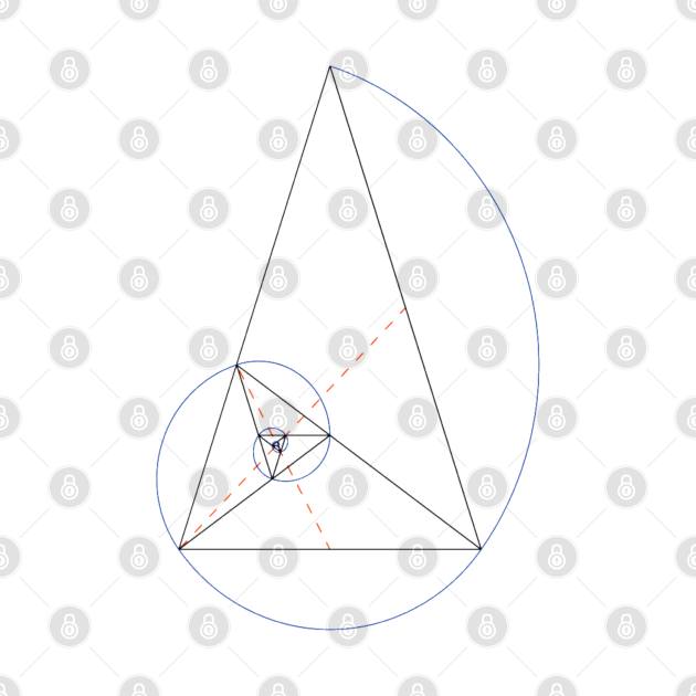 Golden Ratio - Isosceles Triangle - Fibonacci Spiral - Triangle - T ...