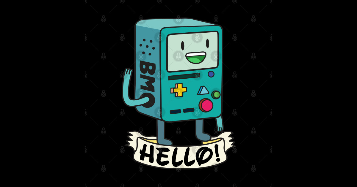 BMO Hello - Bmo - Phone Case | TeePublic