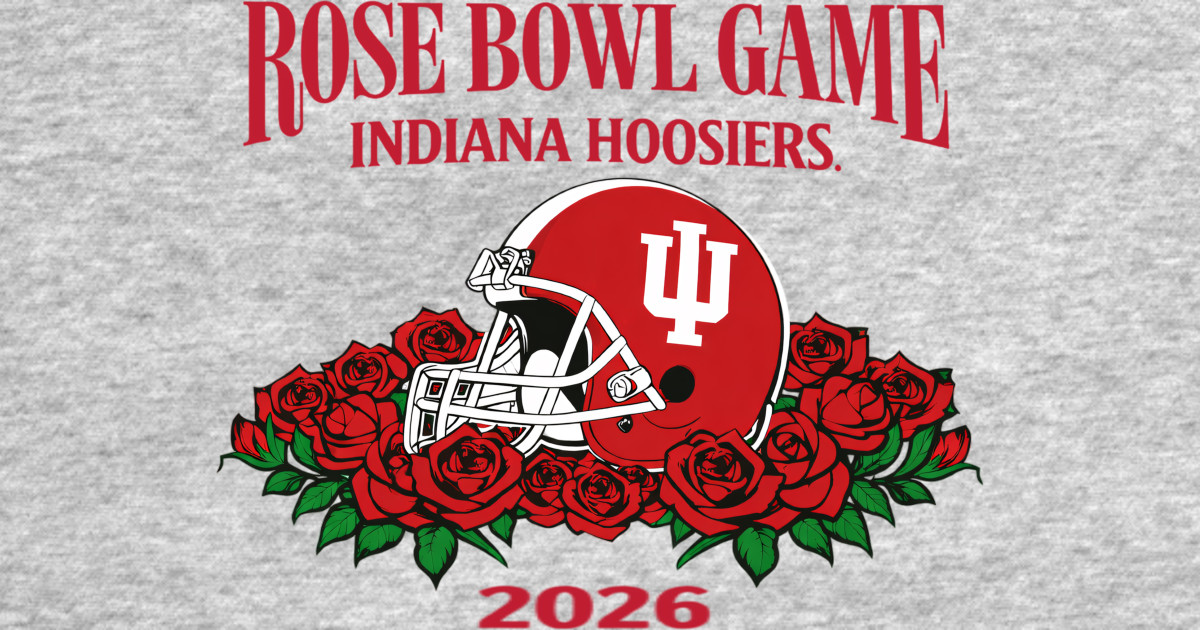 Indiana Hoosiers Rose Bowl 2026 – IU Football Big Ten Champions ...