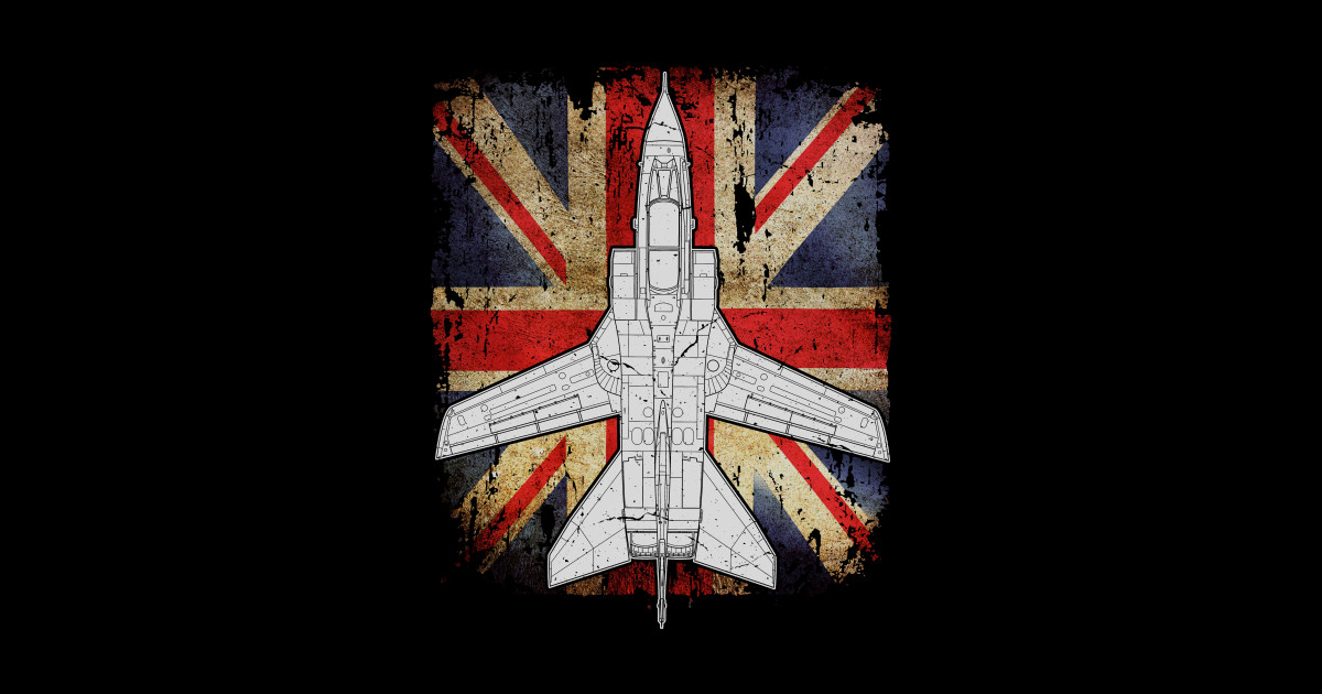 Tornado Jet Fighter Aircraft RAF Airplane Plane UK Union Jack - Engligh ...