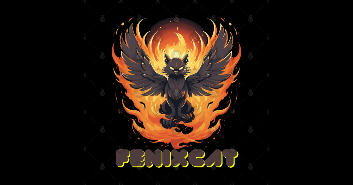 Fenix Cat - Cat - Sticker | TeePublic