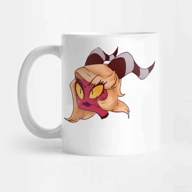 Moxie in Drag - Helluva Boss Moxxie Imp Karen gray - Moxie - Mug ...