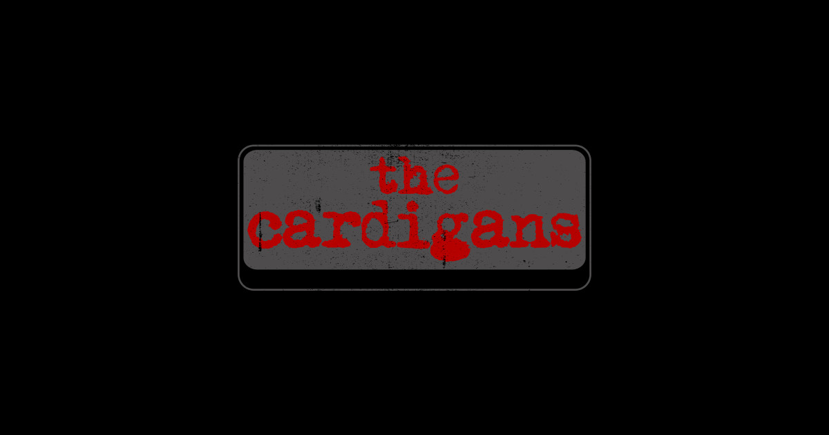 the cardigans /// plate style - The Cardigans - Sticker | TeePublic