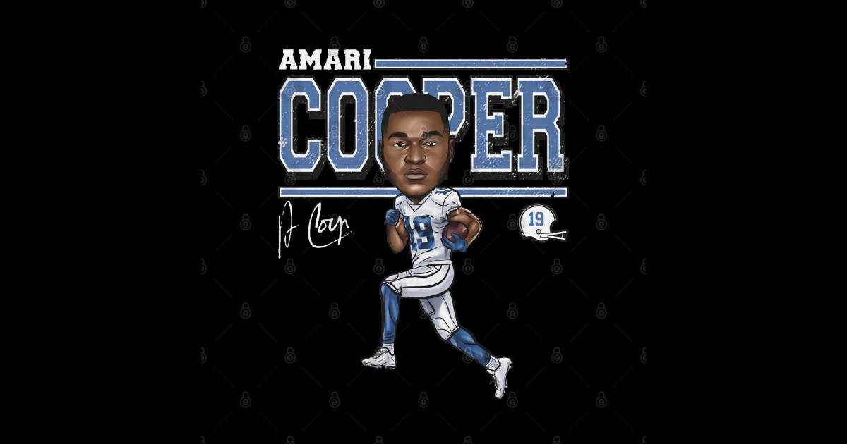 Amari Cooper Dallas Cartoon - Amari Cooper - Sticker | TeePublic