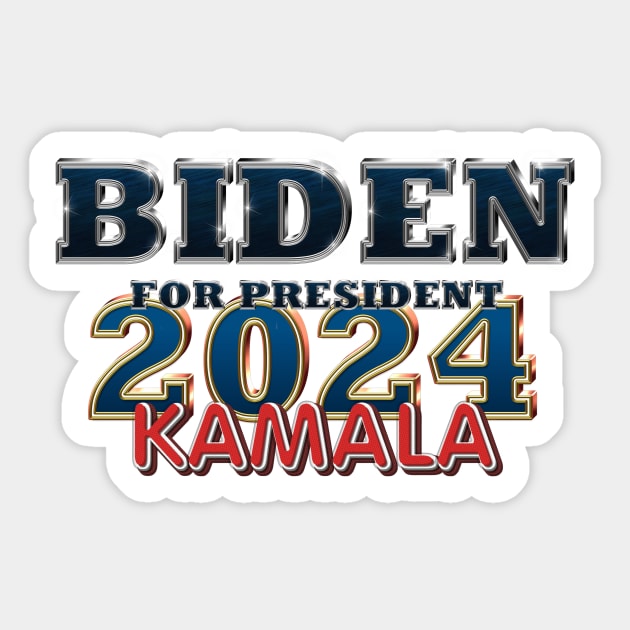 Biden 2024 - Joe Biden - Sticker | TeePublic