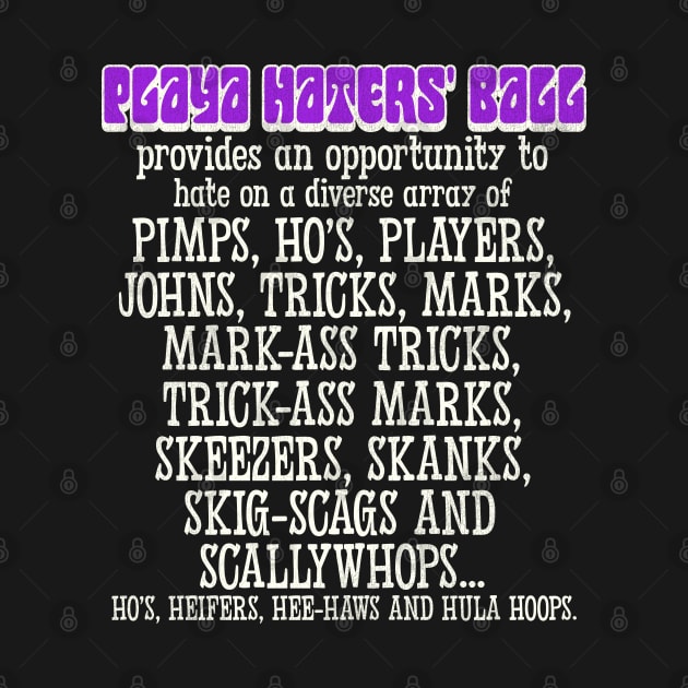 Playa Haters' Ball Attendees - Chappelle Show - T-Shirt | TeePublic