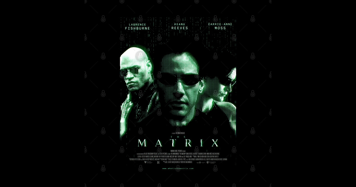 The Matrix - Poster - Back - The Matrix - Sticker | TeePublic