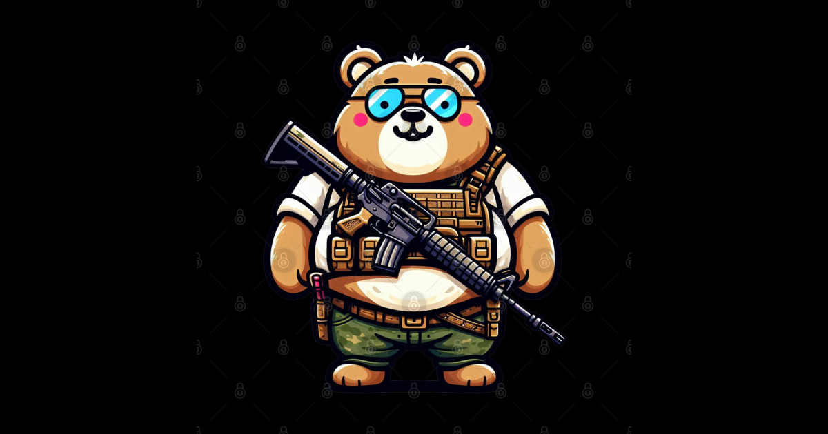 Tactical Bears - Tactical - Sticker | TeePublic