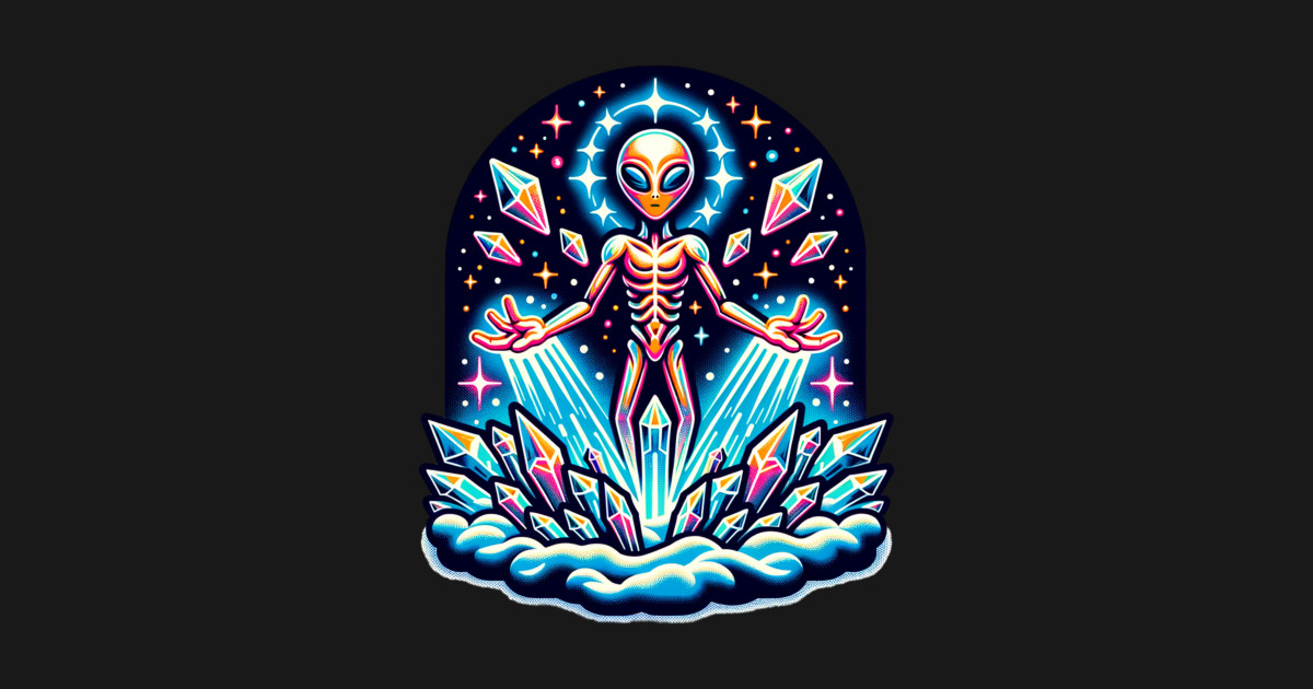 Alien Crystals - Crystal Gems - T-Shirt | TeePublic