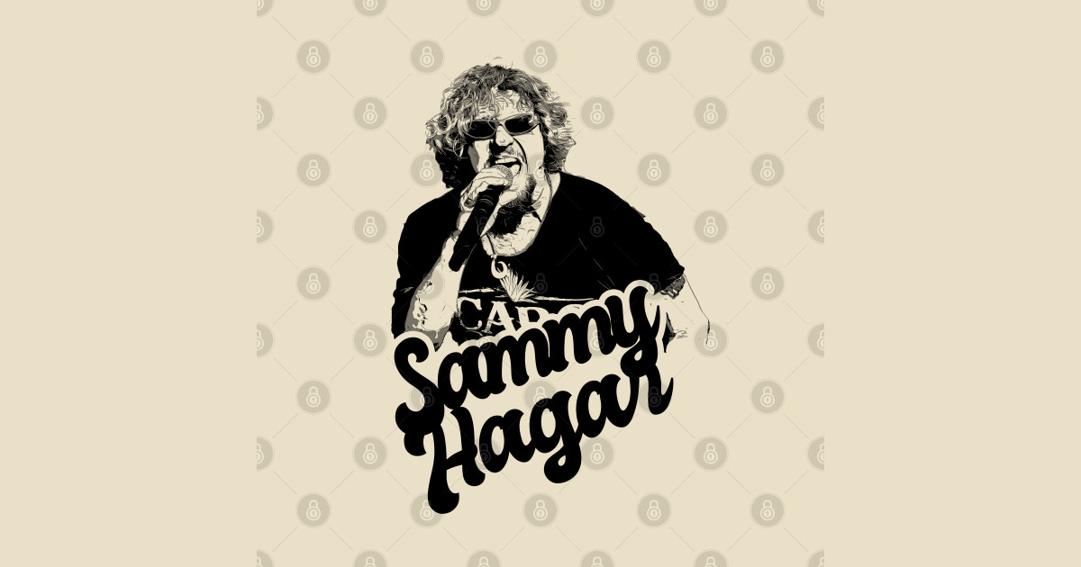 Sammy Hagar 80s Style classic - Sammy Hagar - T-Shirt | TeePublic