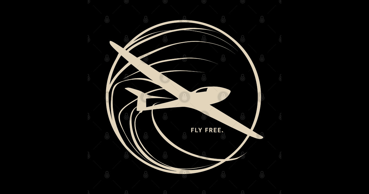 Fly Free Glider Plane Pilot Sailplane aerial floating soaring - Glider ...