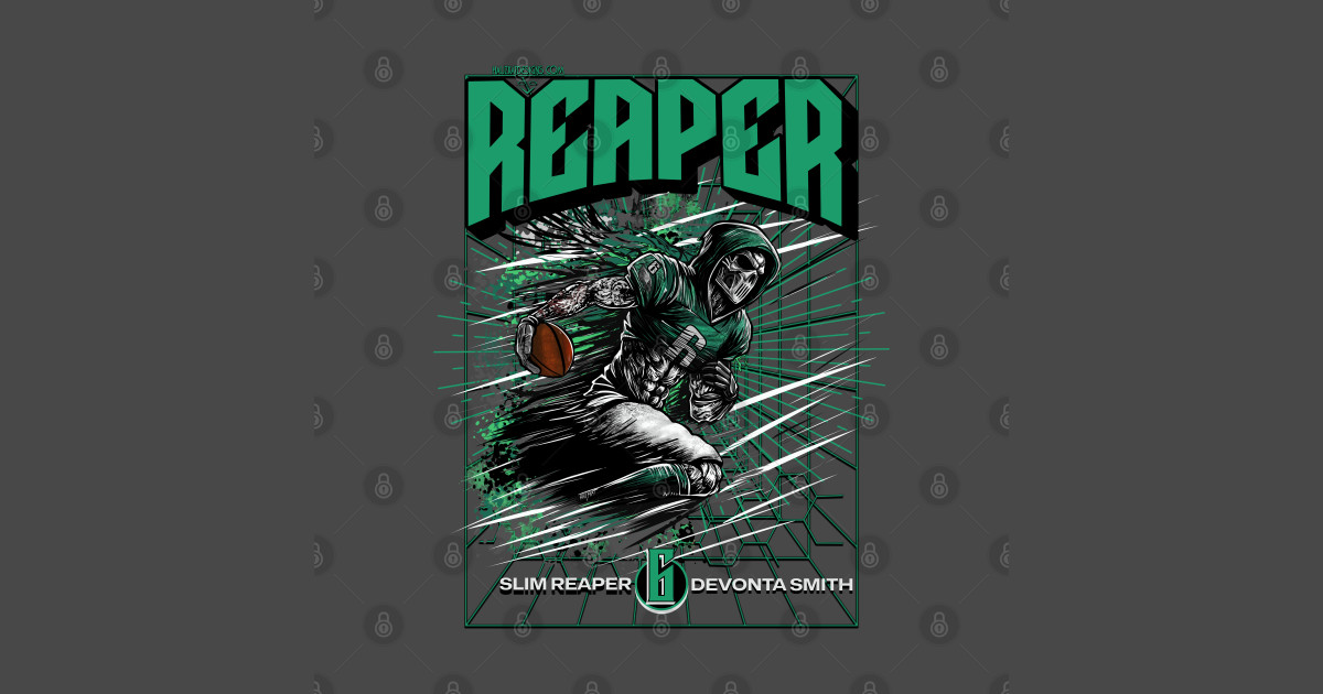 Reaper - Devonta Smith Philadelphia Eagles Graphic - Devonta Smith - T ...
