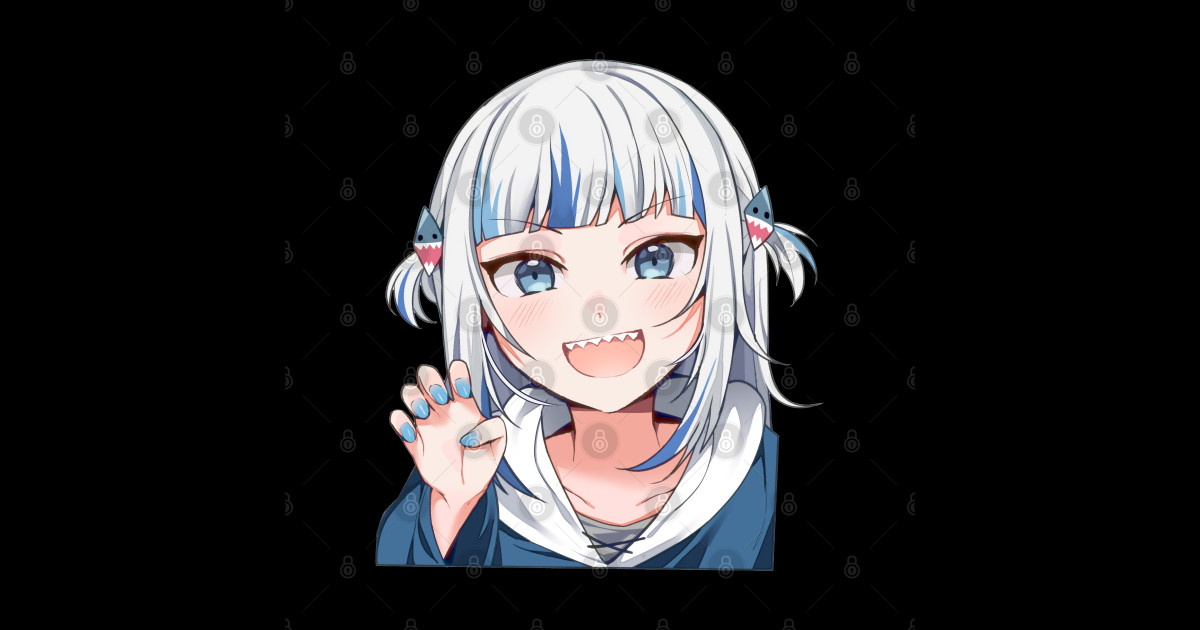 Gawr Gura Hololive - Gawr Gura - Sticker | TeePublic