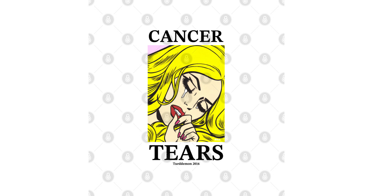 Cancer Tears comic girl - Sad Girl - T-Shirt | TeePublic