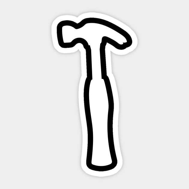 Carpenter carpenter carpenters craftsman Hammer - Carpenter - Sticker ...