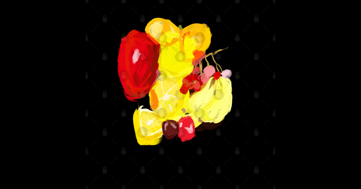Fire fruit - Fire Fruit - Sticker | TeePublic