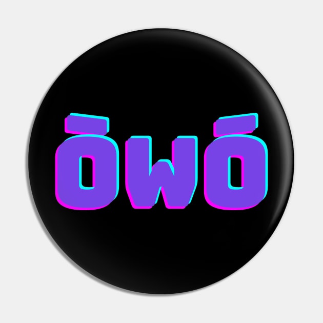 Angry OwO kawaii Emoji Meme - Angry Owo - Pin | TeePublic