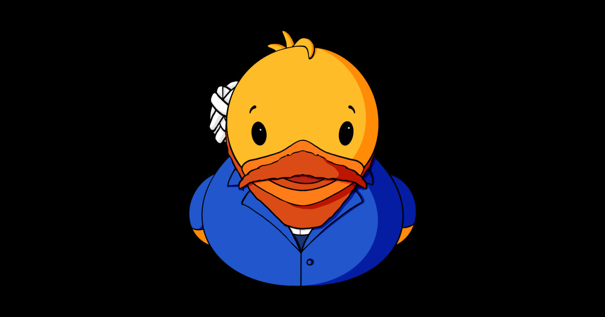 Vincent Van Gogh Rubber Duck - Artist - Sticker | TeePublic