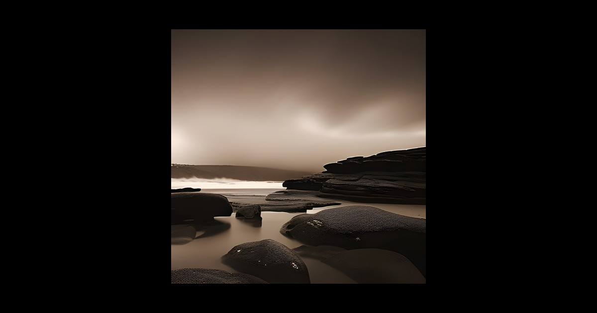 Victorian Coastal Landscape Rocks Photo - Melbourne - Sticker | TeePublic