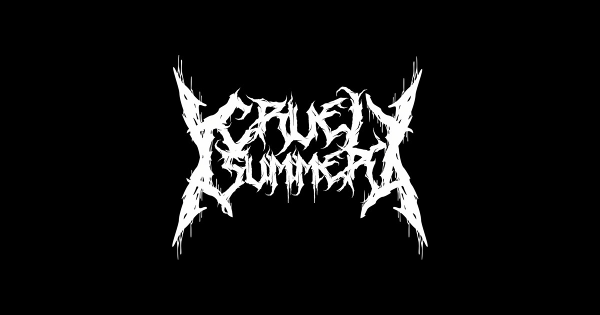 Cruel Summer – Symphonic Black Metal Logo - Cruel Summer - Sticker ...