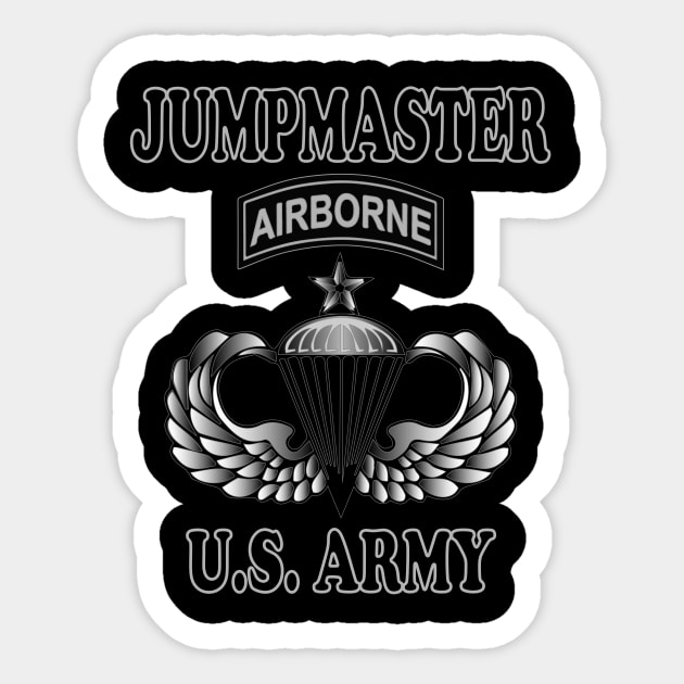 Jumpmaster (Senior Wings)- US Army - Jumpmaster - Sticker | TeePublic
