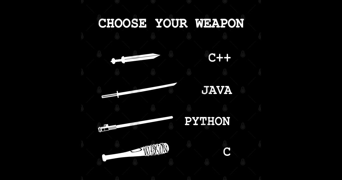 Java Vs C Vs Python Vs C Programming Language Comparison Joke Programming Sticker Teepublic