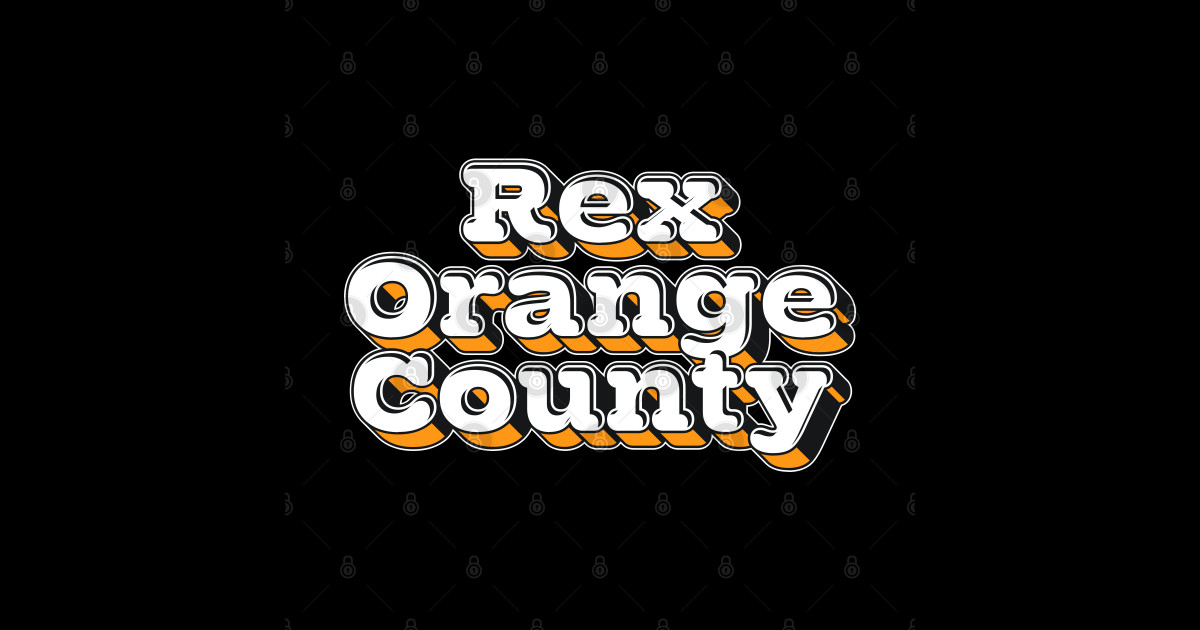 ReX OrangE CountY - Rex Orange County - Sticker | TeePublic