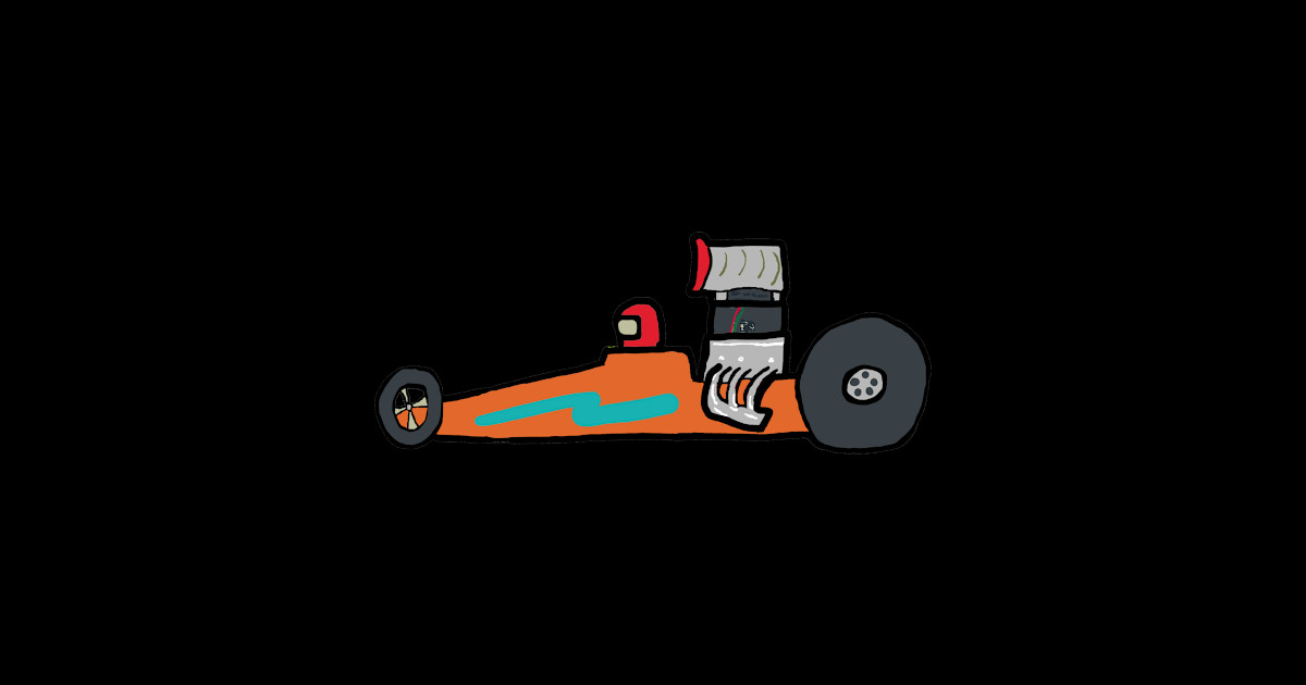Drag Racing - Drag Racing - Sticker | TeePublic