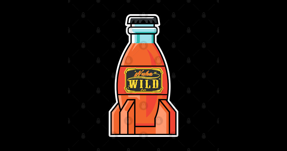 Nuka Wild Bottle - Nuka Wild Bottle - Sticker | TeePublic