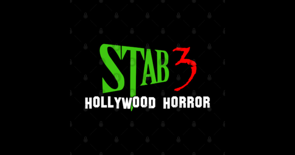 Stab 3: Hollywood Horror - Scream - Sticker | TeePublic
