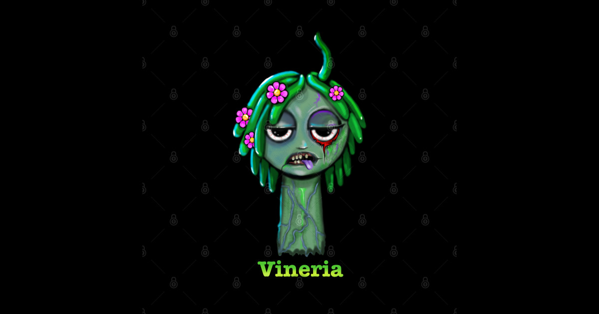Green Vineria from incredibox sprunki Horror version - Sprunki Game ...