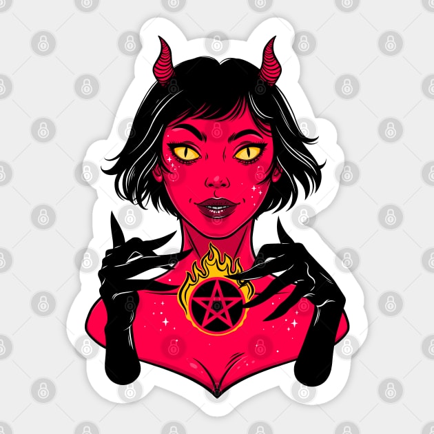 devil girl artwork
