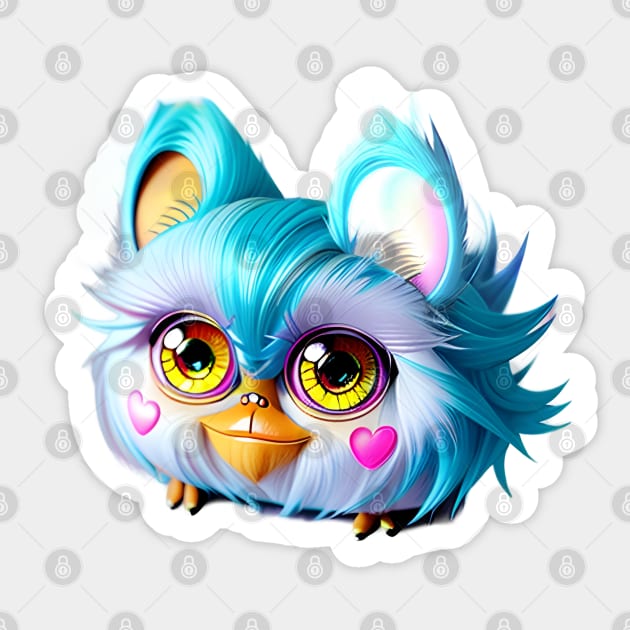 Furzzle Wigglesworth - Furby - Sticker | TeePublic