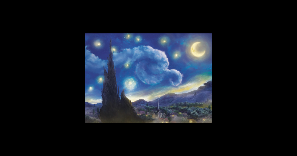 Another Starry Night - Vanghog - Posters and Art Prints | TeePublic