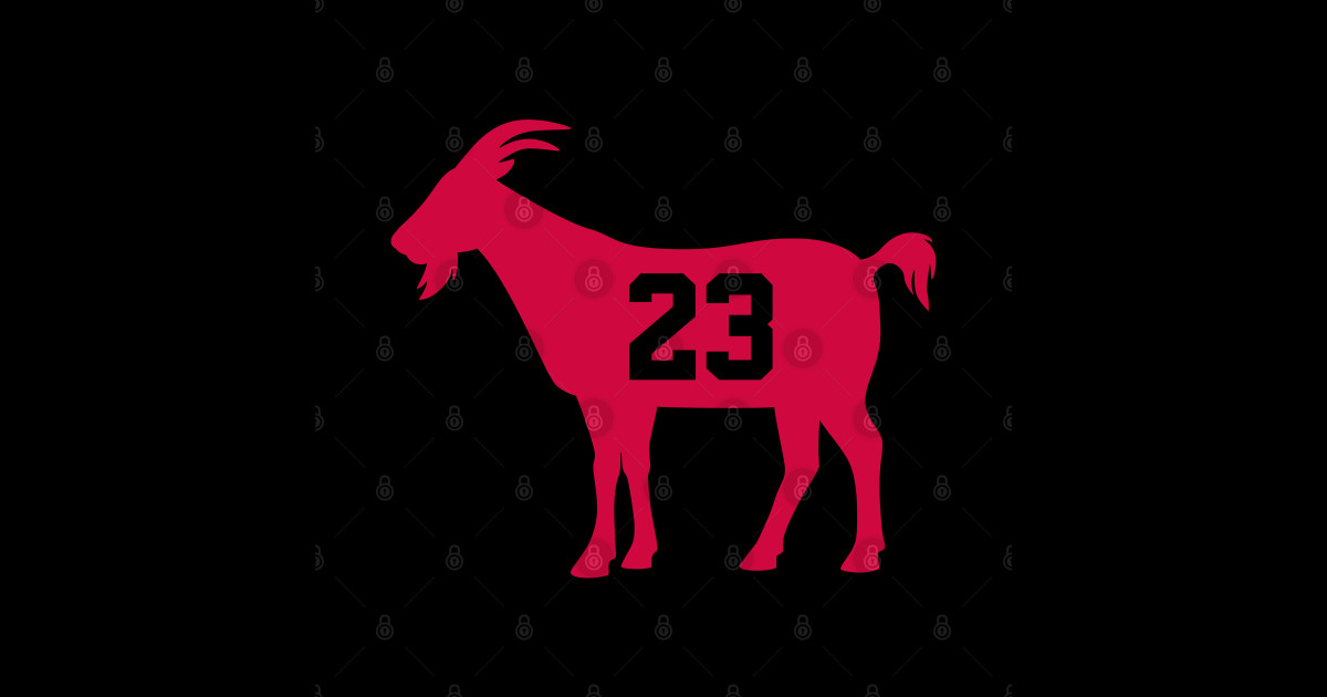 CHI GOAT - 23 - Black - Chicago Bulls - Pin | TeePublic