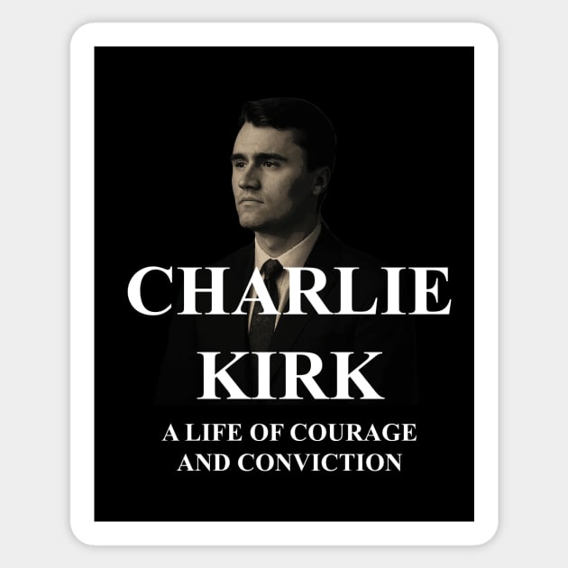 Charlie Kirk tribute 1 - Charlie Kirk - Sticker | TeePublic