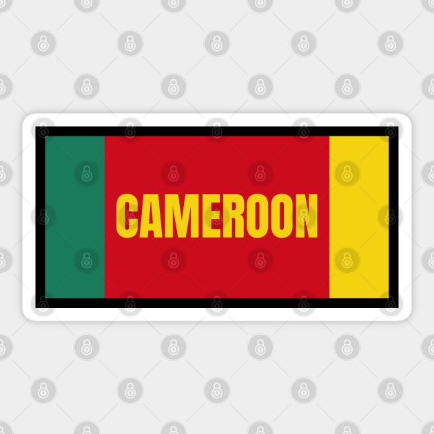 Cameroon Flag Colors - Africa - Sticker | TeePublic