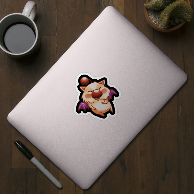 Final Fantasy Moogle - Kupo - Moogle - Sticker | TeePublic