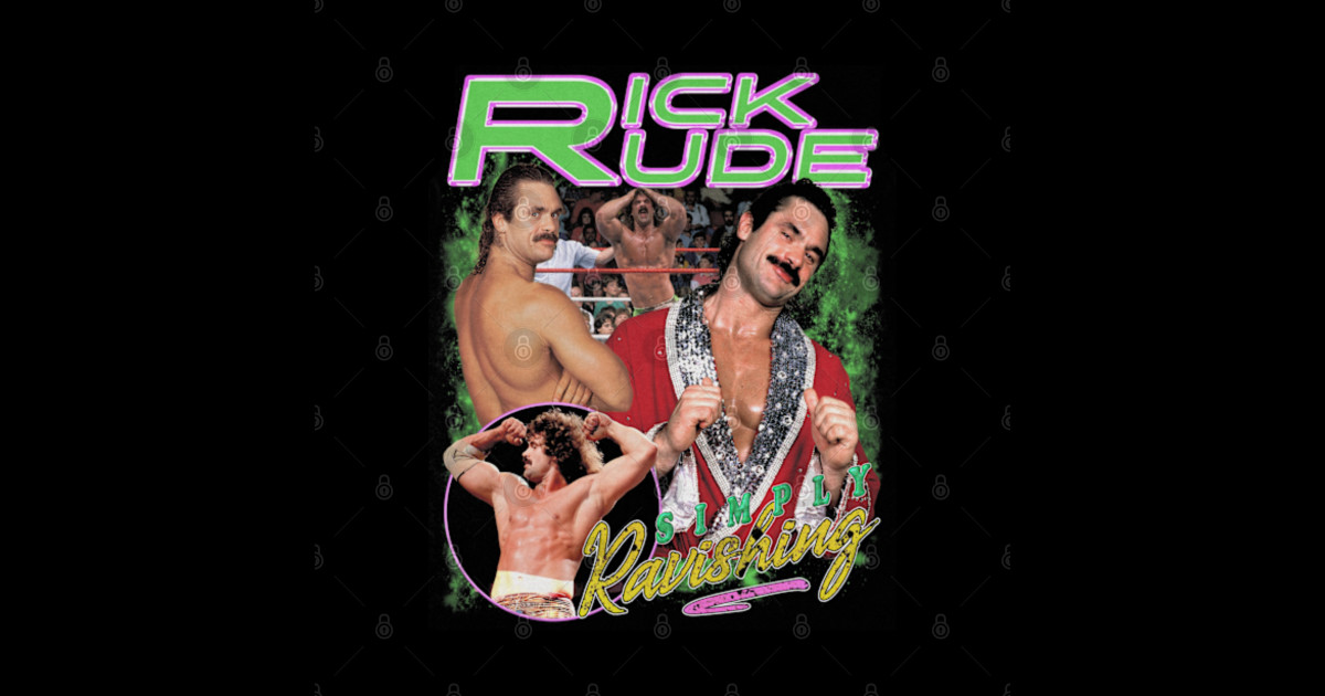 Rick Rude Vintage Bootleg - Rick Rude - Sticker | TeePublic