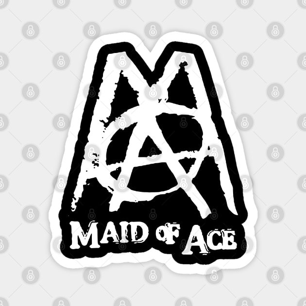 Maid of Ace Band logo in 2025 - Maid Of Ace - Magnet | TeePublic