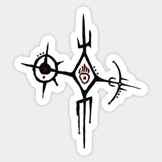 Shamanic Symbol - Shaman - Sticker | TeePublic
